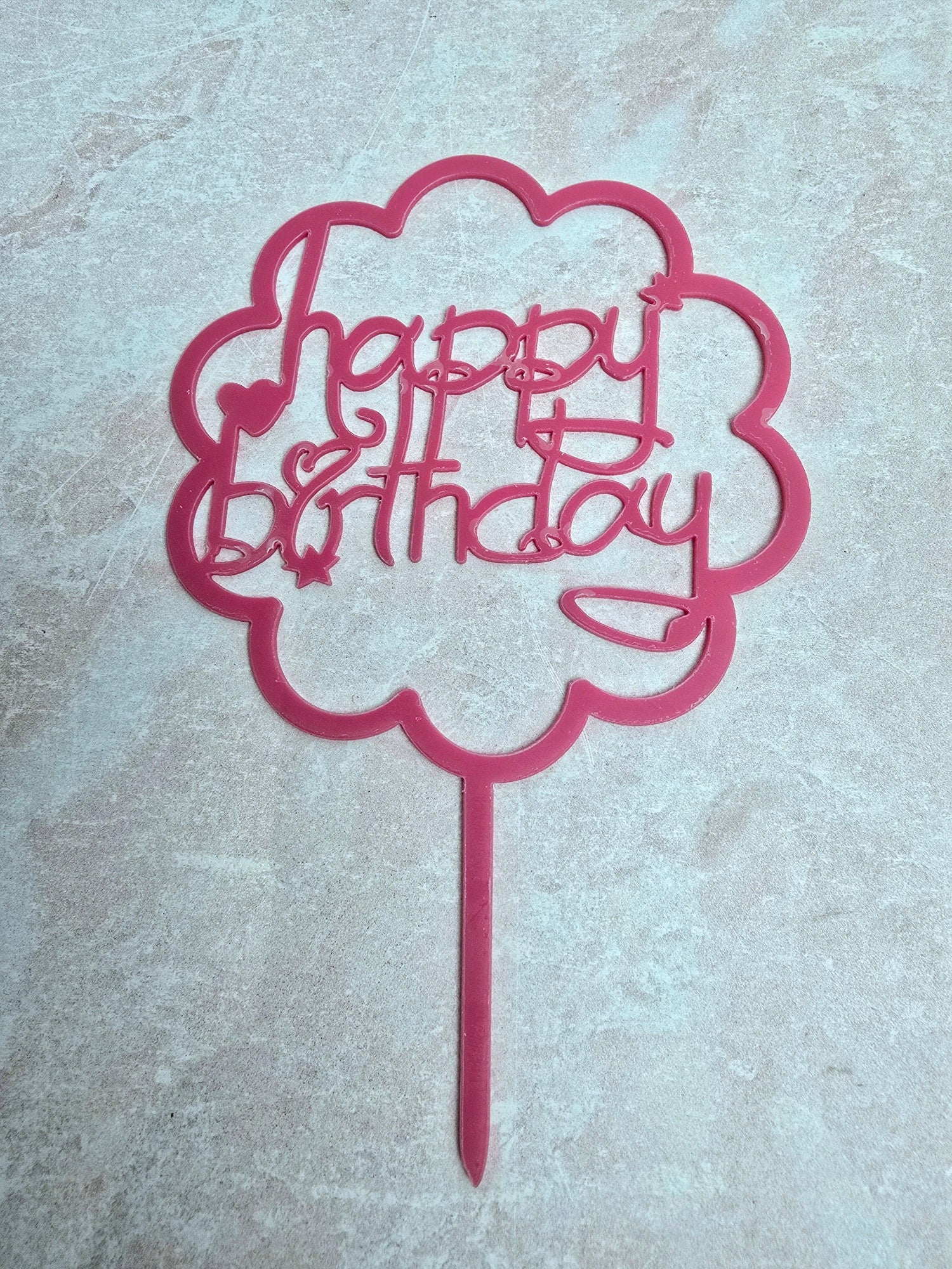 Flower Cake Topper – Ester Cakes